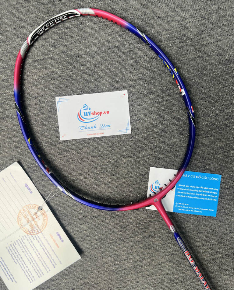 Vợt Cầu Lông Apacs One Malaysia Xanh Hồng - HVShop